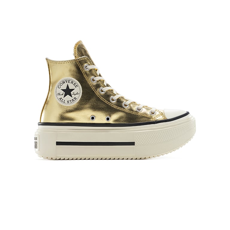 Converse Chuck Taylor All Star Lift Double Stack metallic Hi - Street Gym