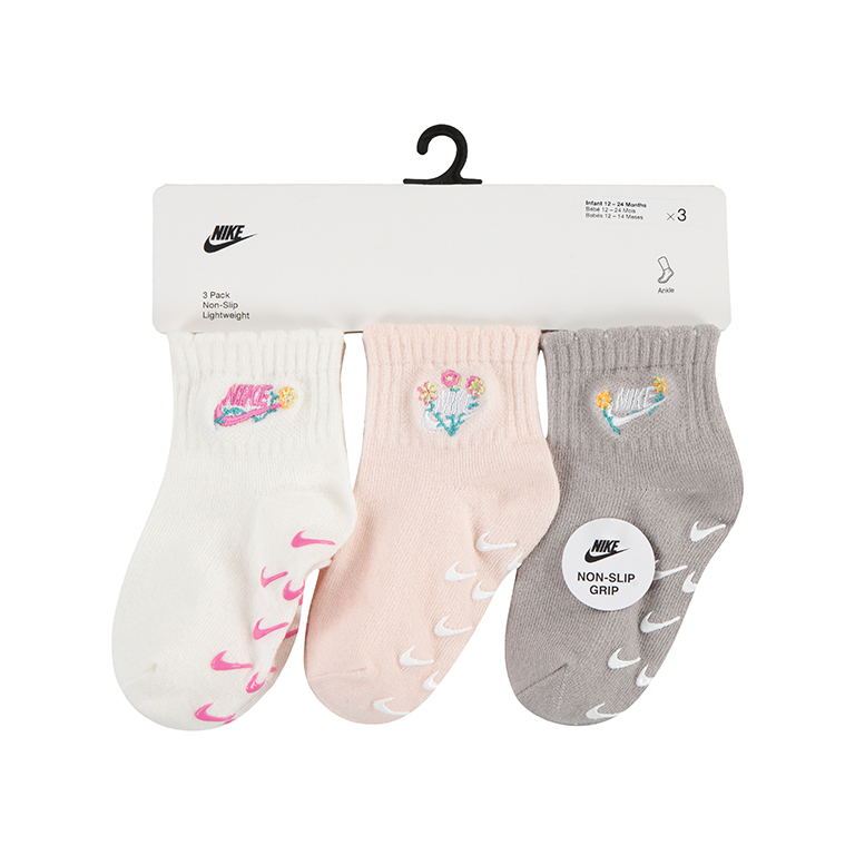 Nike Infant / Toddler Flowral 3 Pack Socks - Street Gym