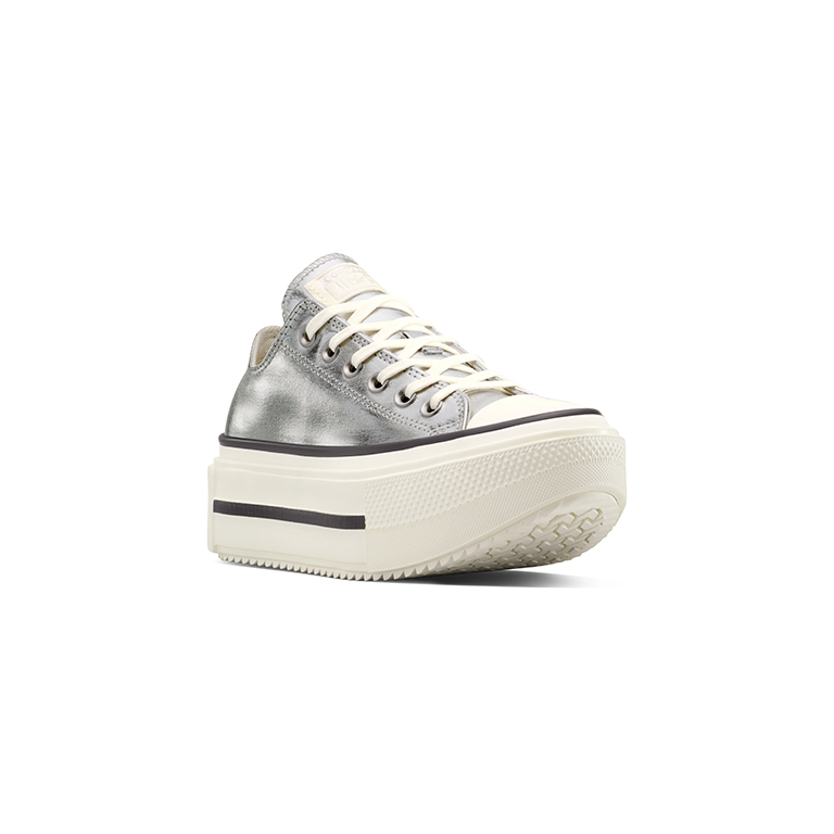 Converse Chuck Taylor All Star Lift Double Stack metallic Low - Street Gym