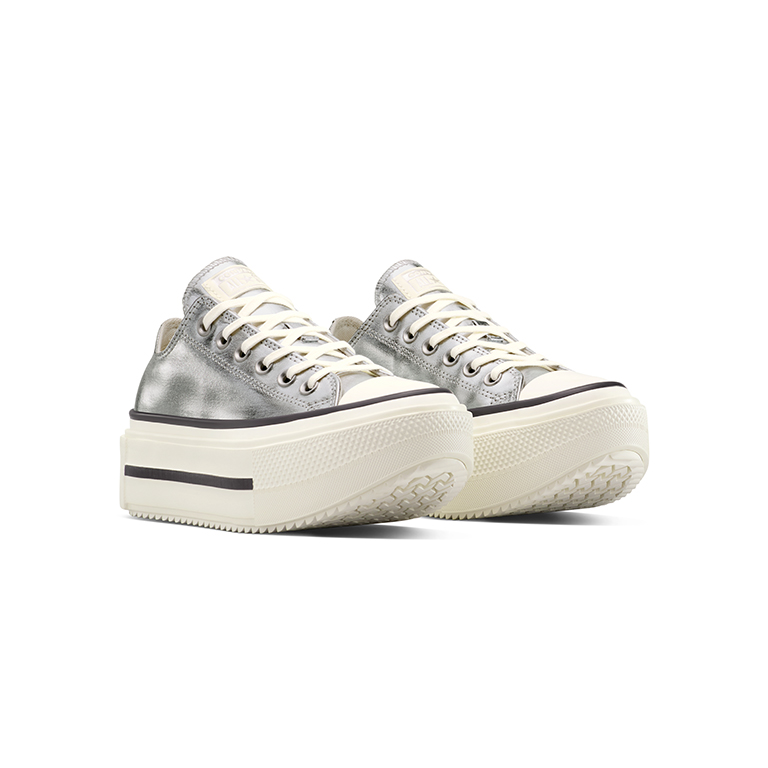 Converse Chuck Taylor All Star Lift Double Stack metallic Low - Street Gym